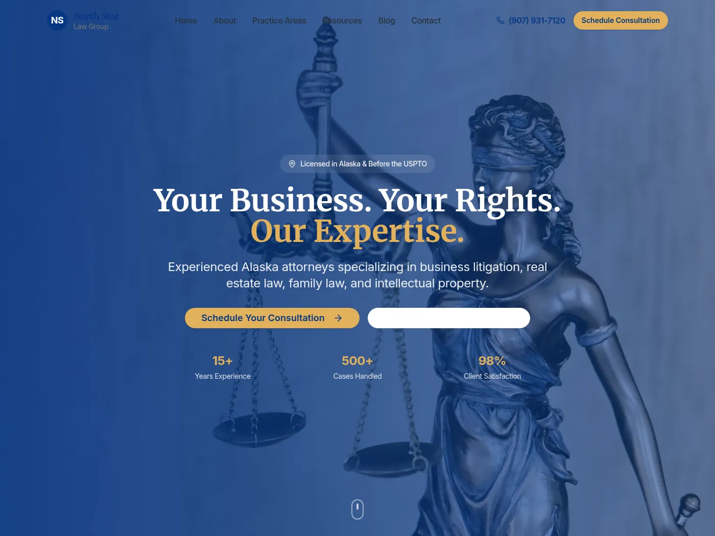 North Star Law Group Website Redesign & Lead Generation Platform