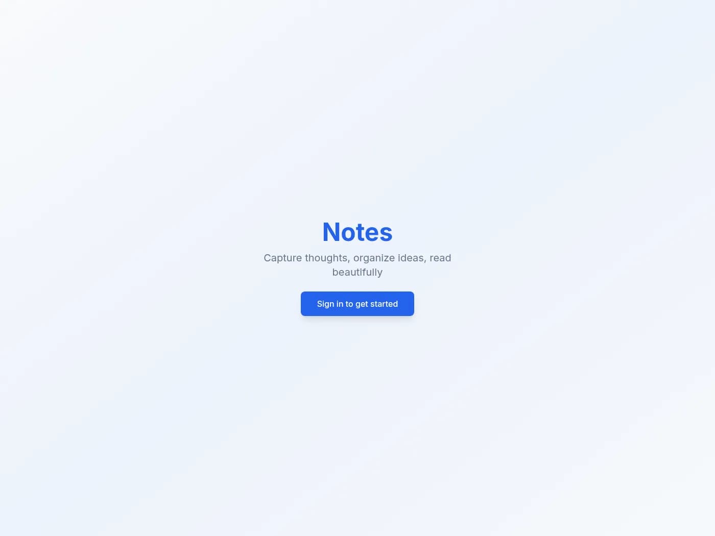 Note Taking and Reading Web App
