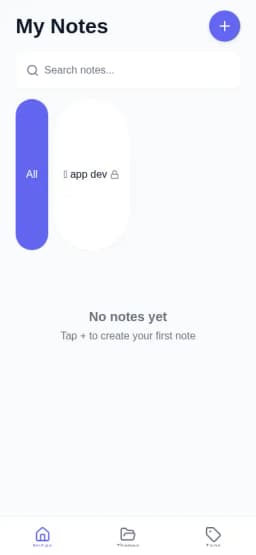 NoteNest: Secure Themed Note-Taking Mobile App
