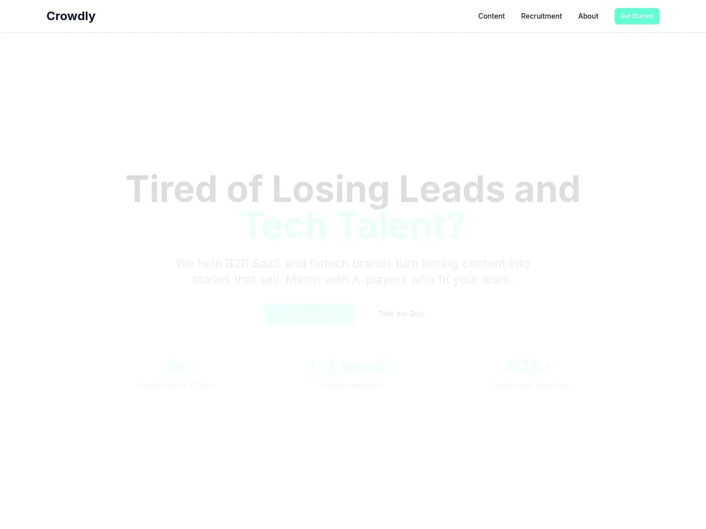 Noticed-style Web Portal with Crowdly Content
