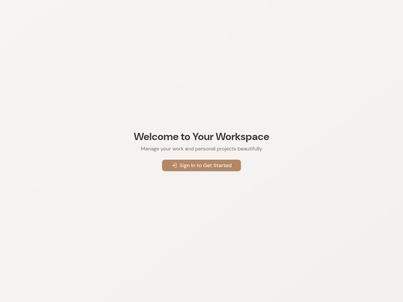 Notion-Style Dual Workspace Project & Task Manager