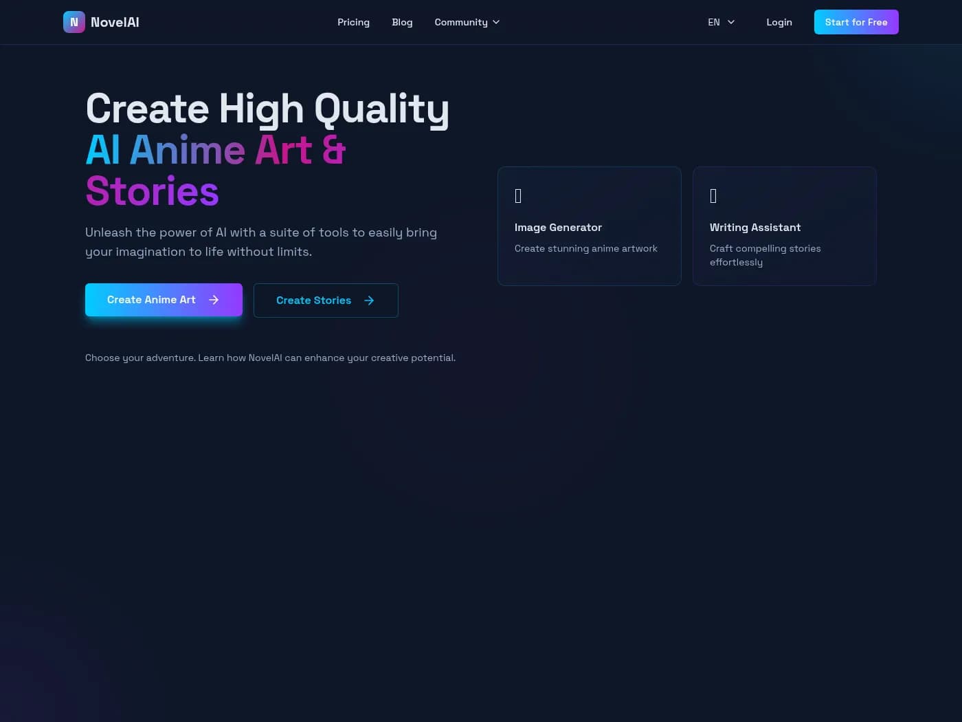 NovelAI Web Clone