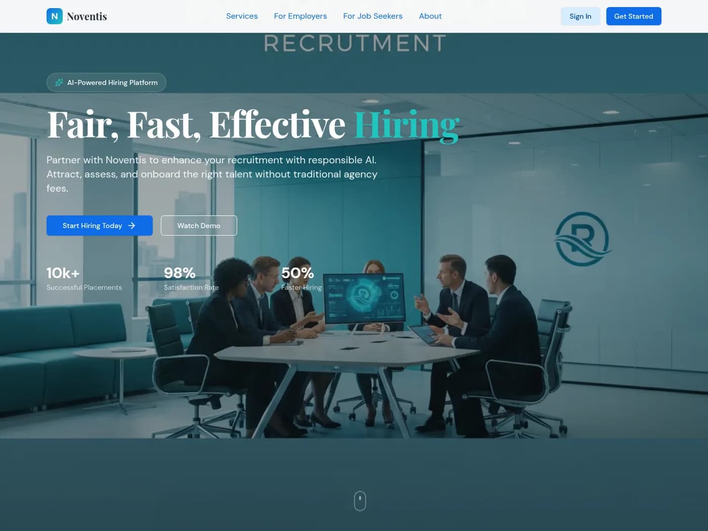 Noventis Talent Solutions Hiring Platform