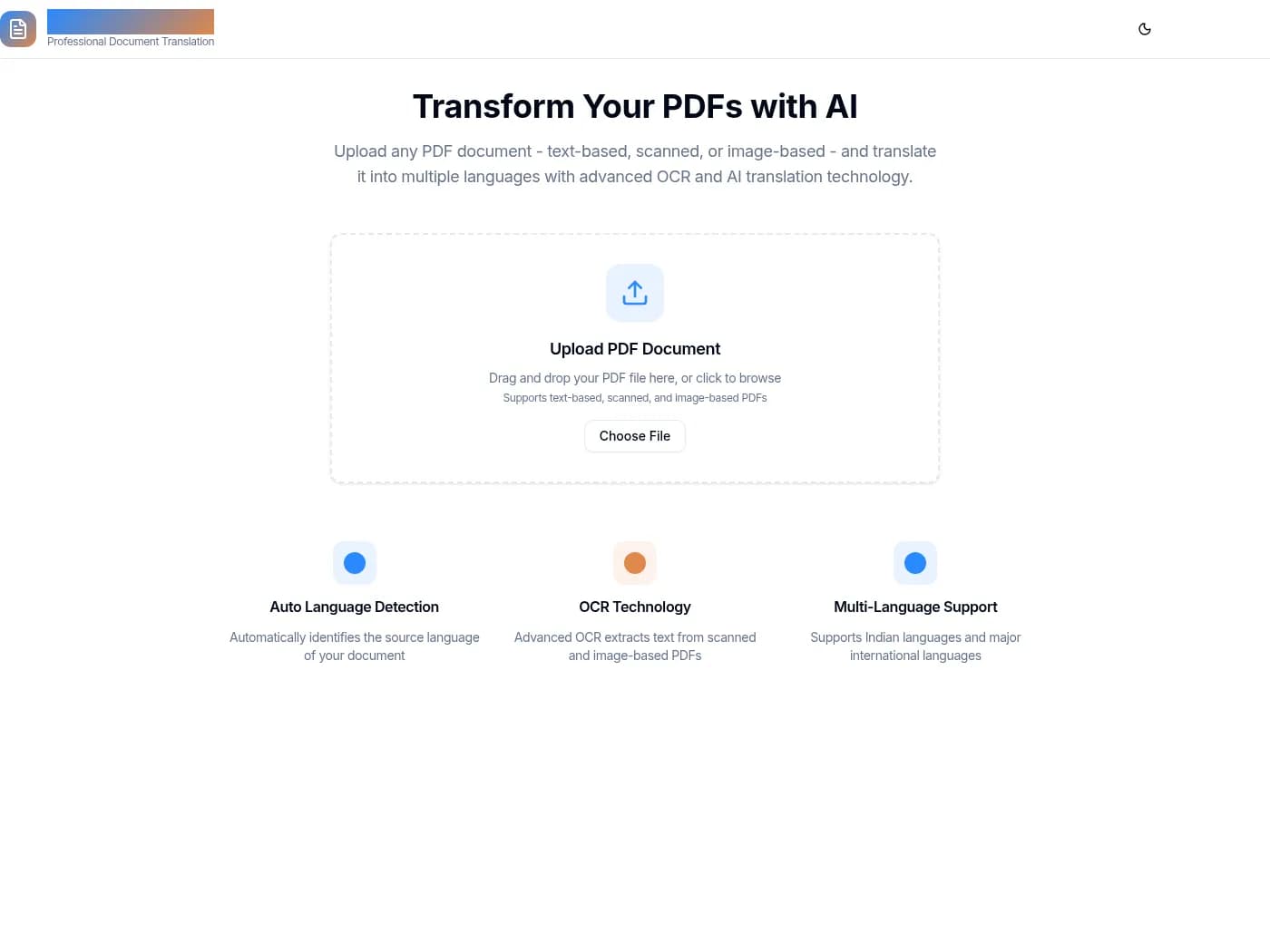 NS PDF Translator Web App
