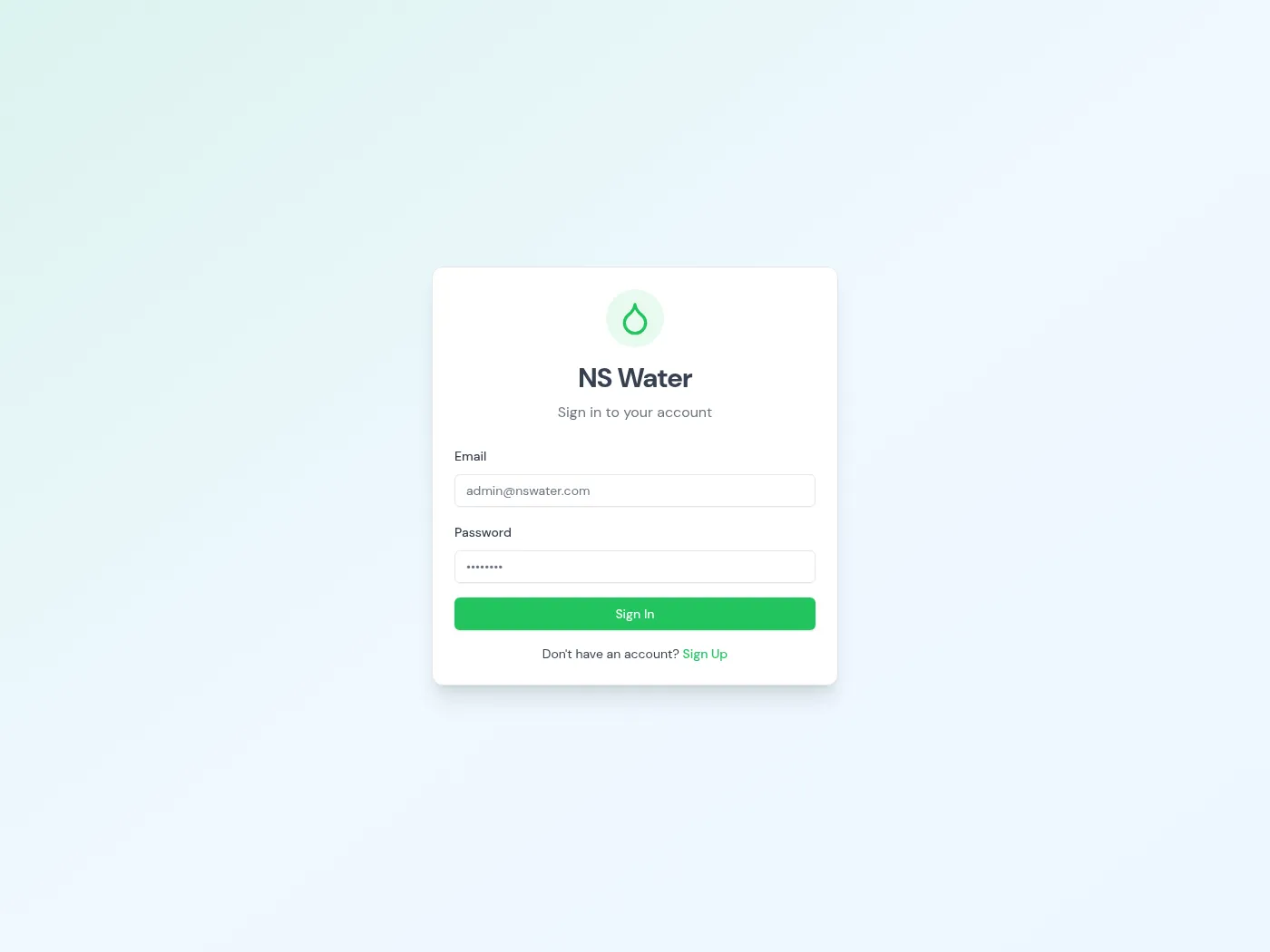 NS Water Can Business Management Platform