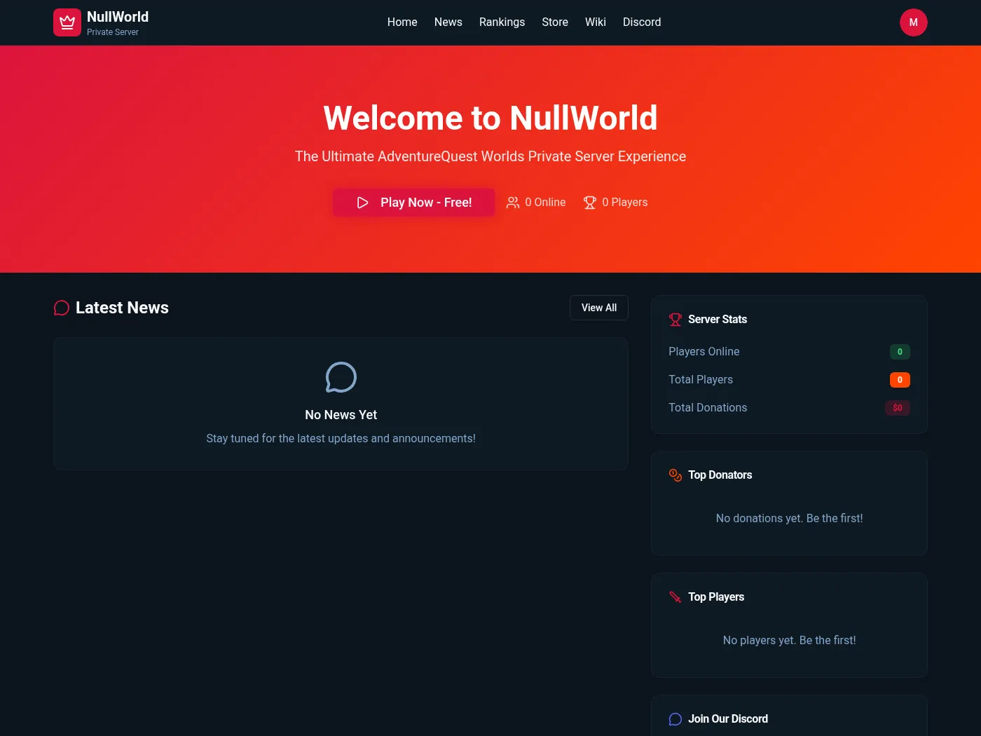 NullWorld Tech Forum Clone