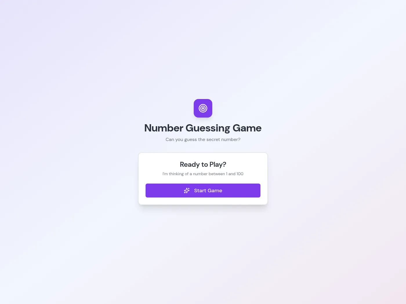 Number Guessing Game