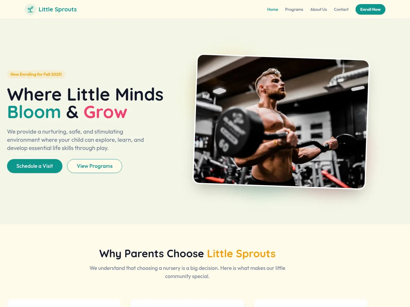 Nursery School Website