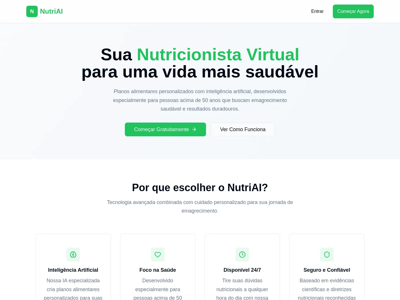 NutriAI: Nutricionista Virtual para Idosos