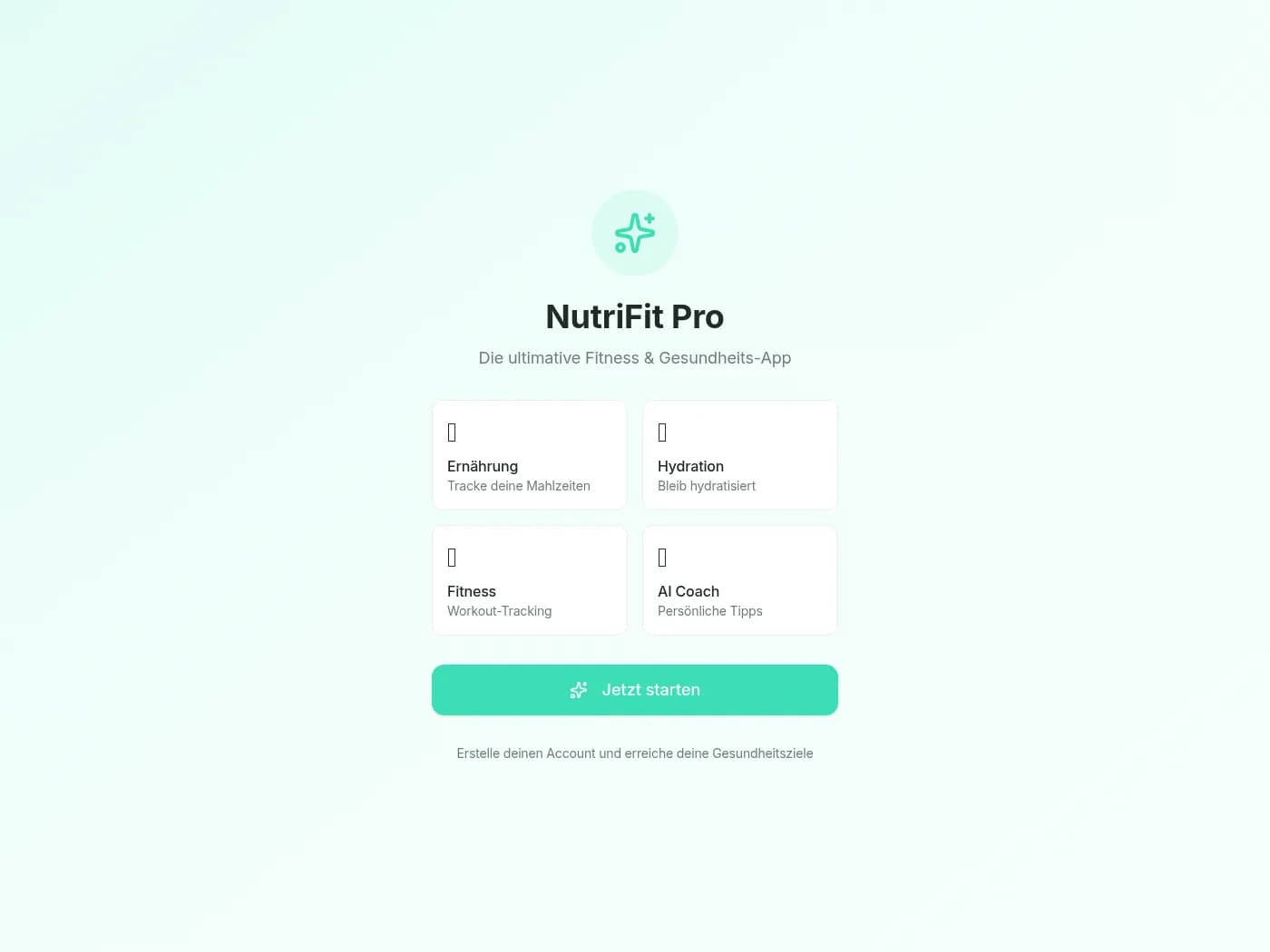 NutriFit Pro: Die ultimative Fitness- & Gesundheits-App
