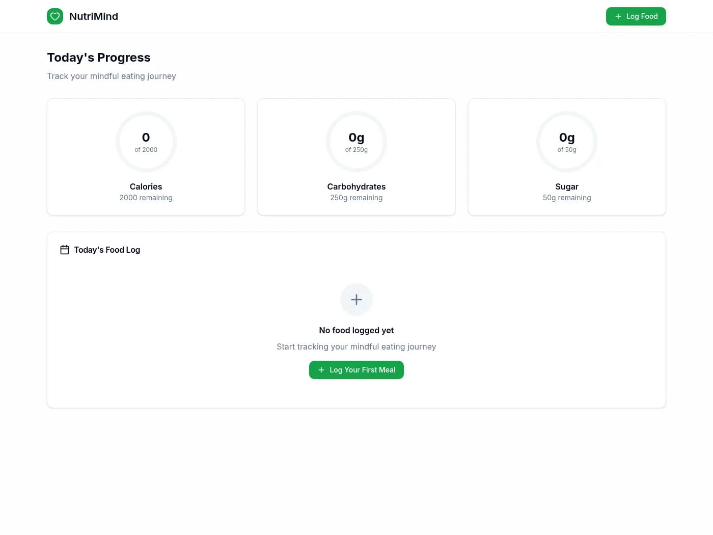 NutriMind: Insightful Food Logging & Nutrition Awareness App