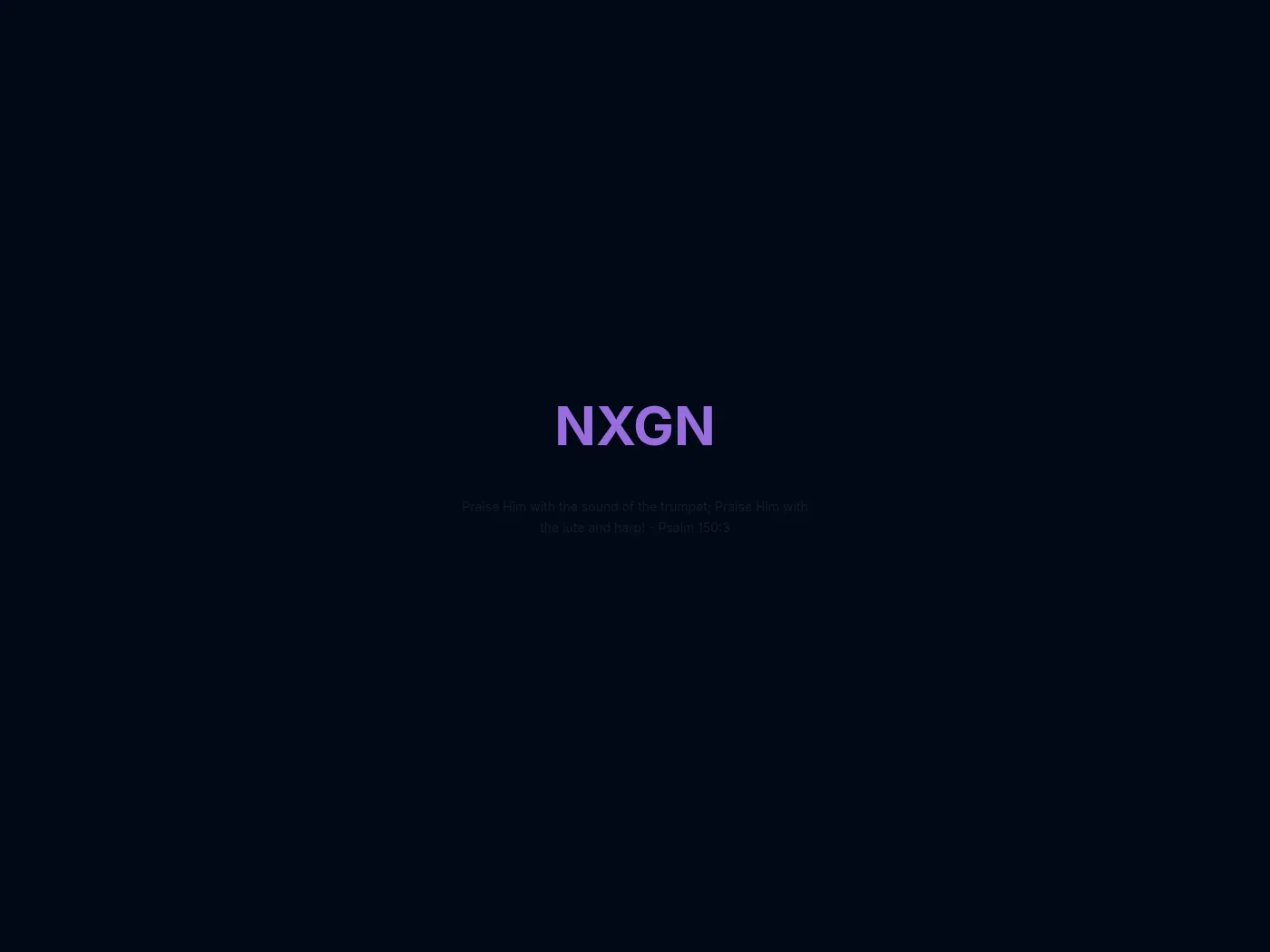 NXGN Worship Team Web App