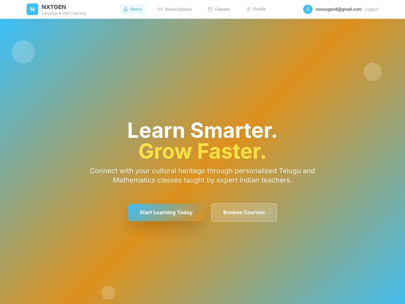 NXTGEN – Connect Indian Teachers with Children Abroad for Language & Math Learning
