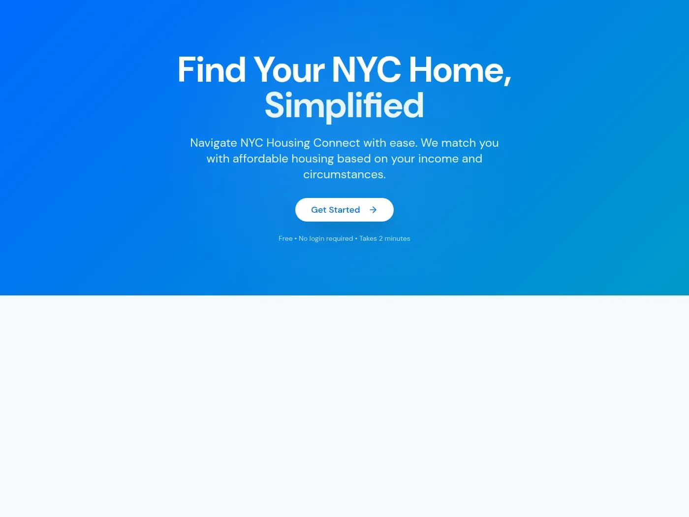 NYC Housing Connect Assistant