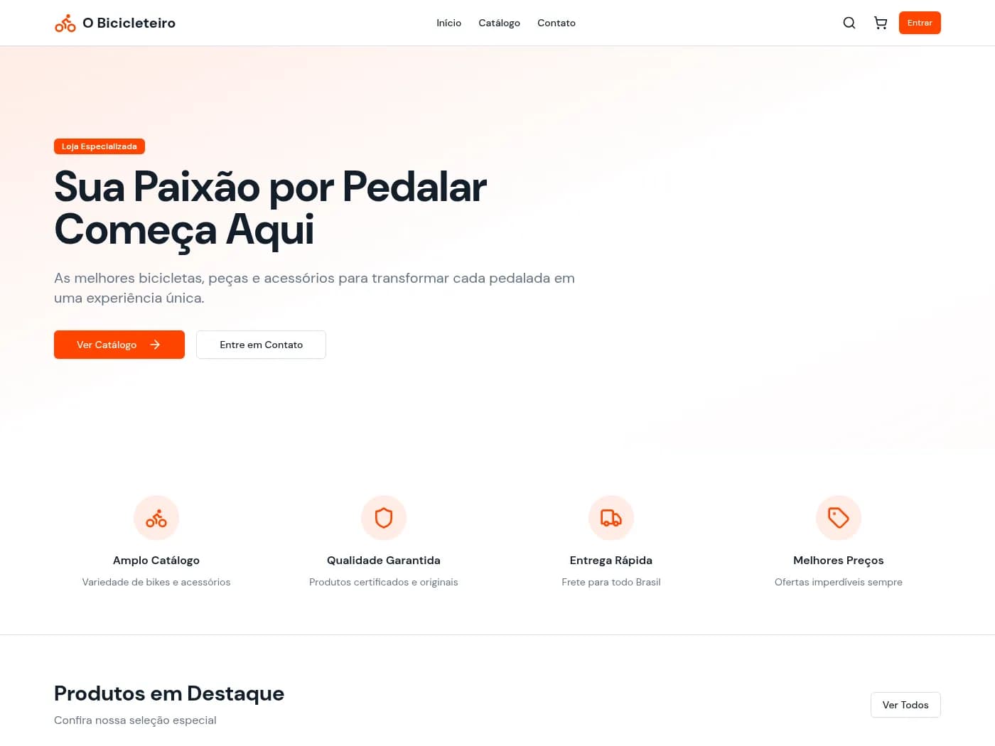 O Bicicleteiro Store & Admin App