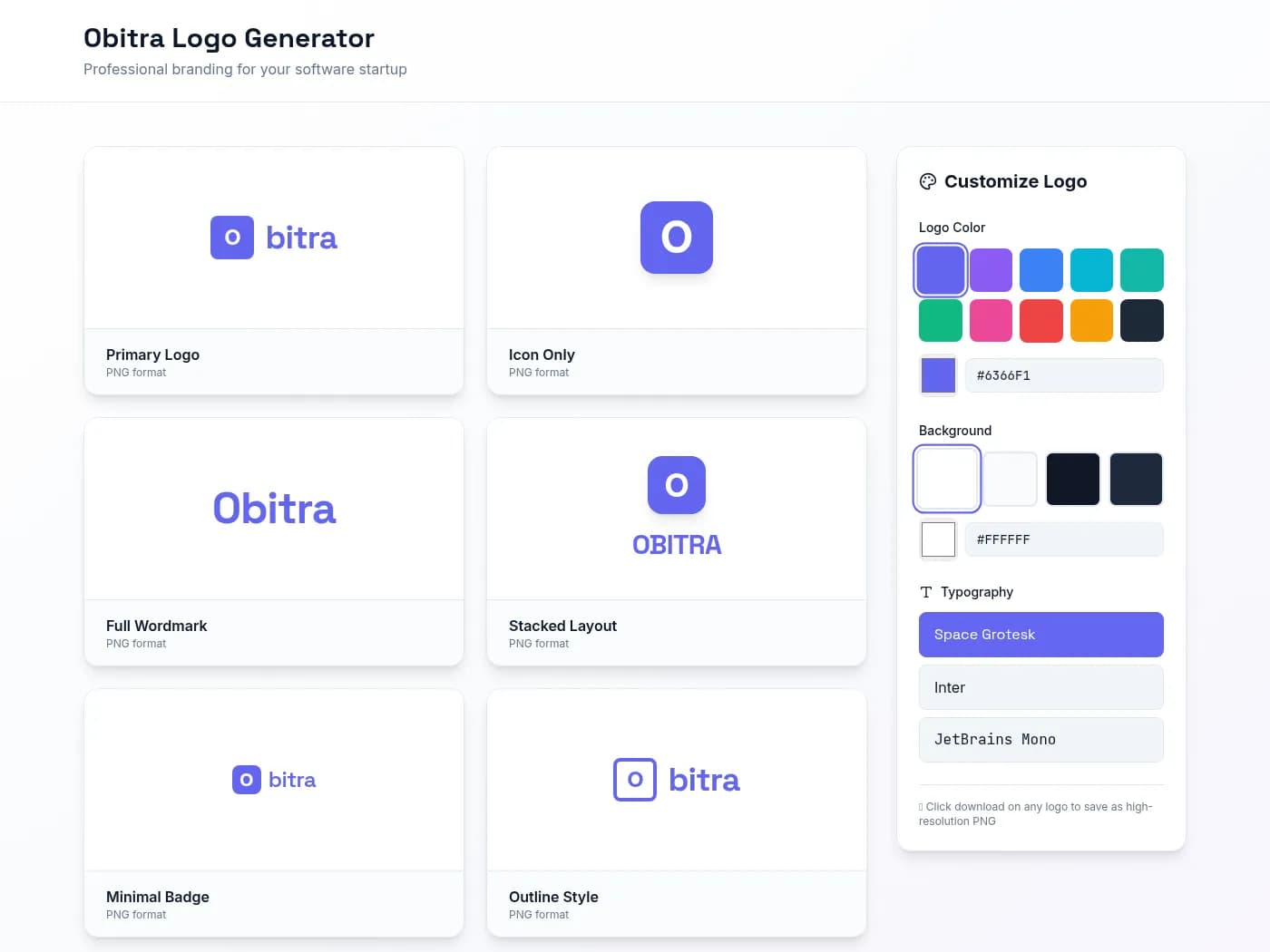 Obitra Branding Logo Generator