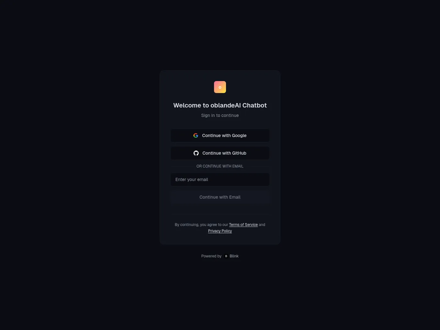 oblandeAI Chatbot