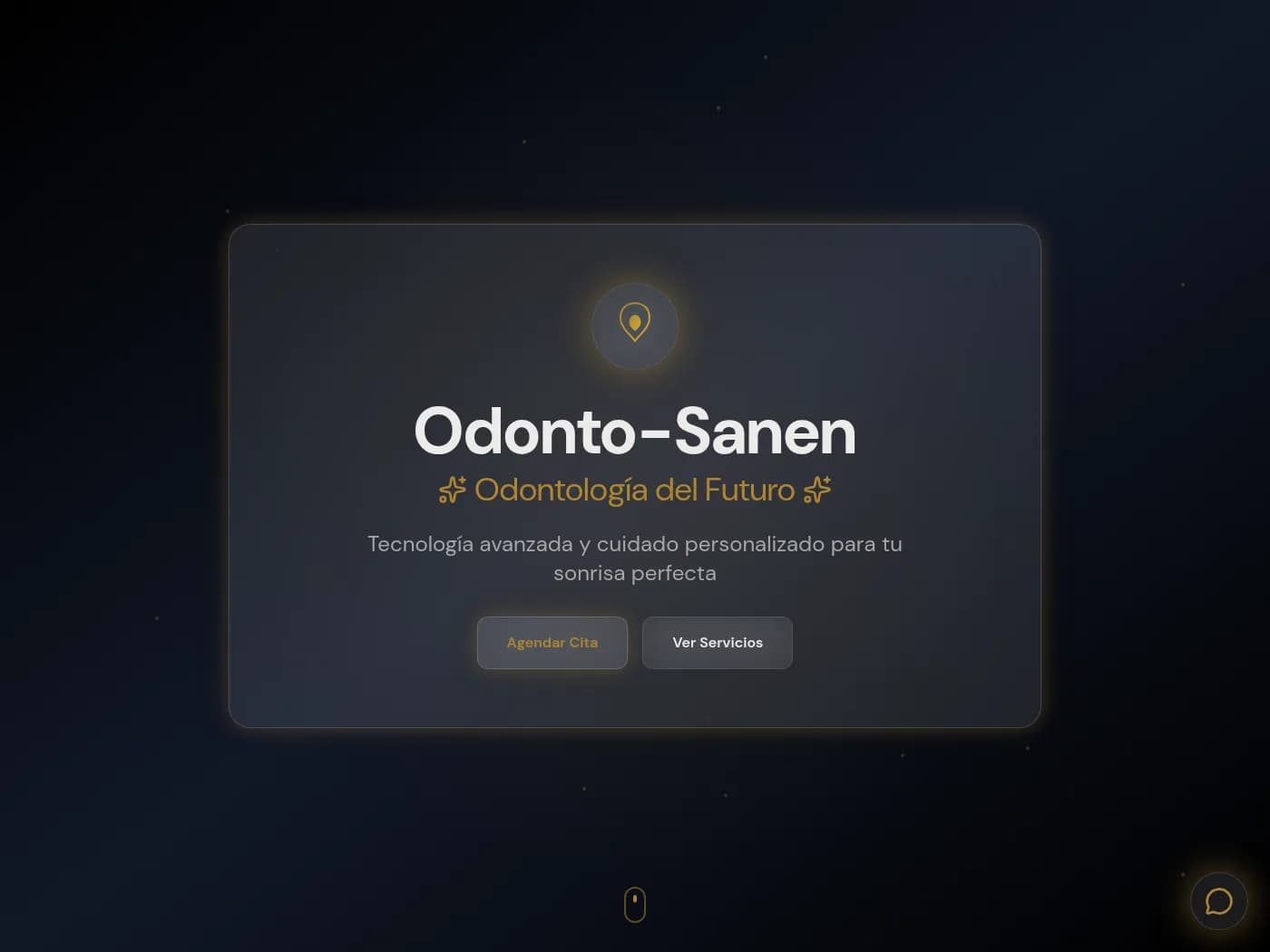 Odonto-Sanen Futuristic Dental Clinic Landing Page