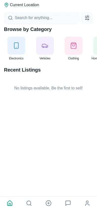 OfferUp E-commerce Mobile App Replica