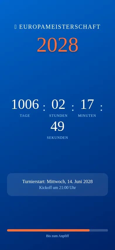 Offline EM Countdown Mobile App