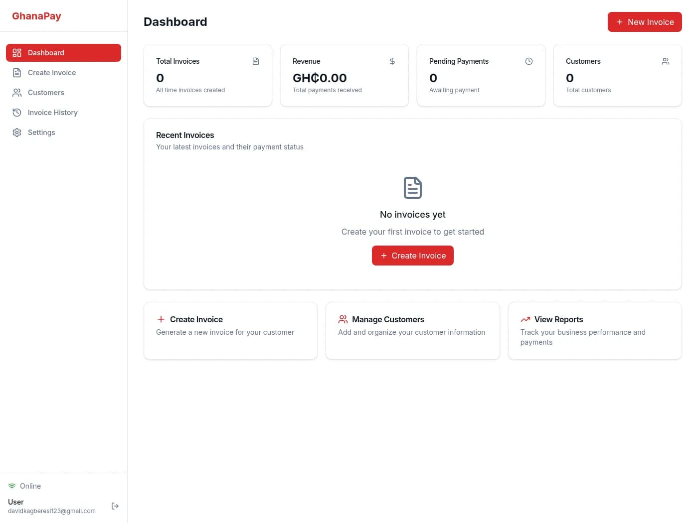 Offline Invoice & Mobile-Payment Portal for Ghanaian Merchants