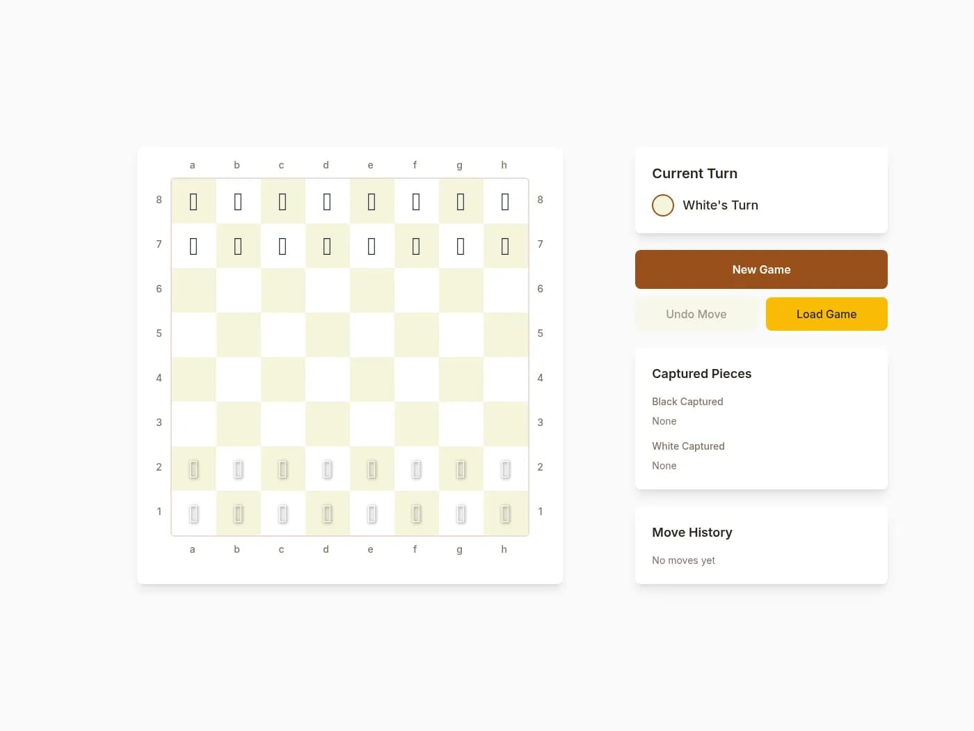 Offline Multiplayer Chess Game