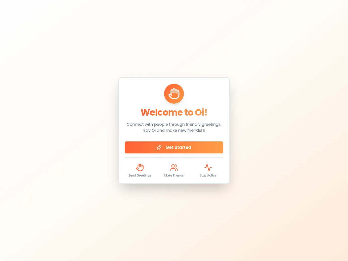 Oi - Social Connection Platform