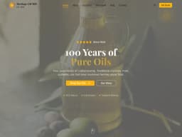 Oilmill Heritage — Modern Website for a 100-Year Legacy