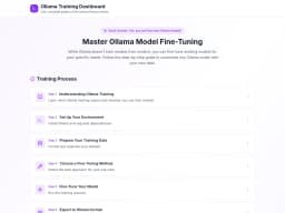 Ollama Training Dashboard