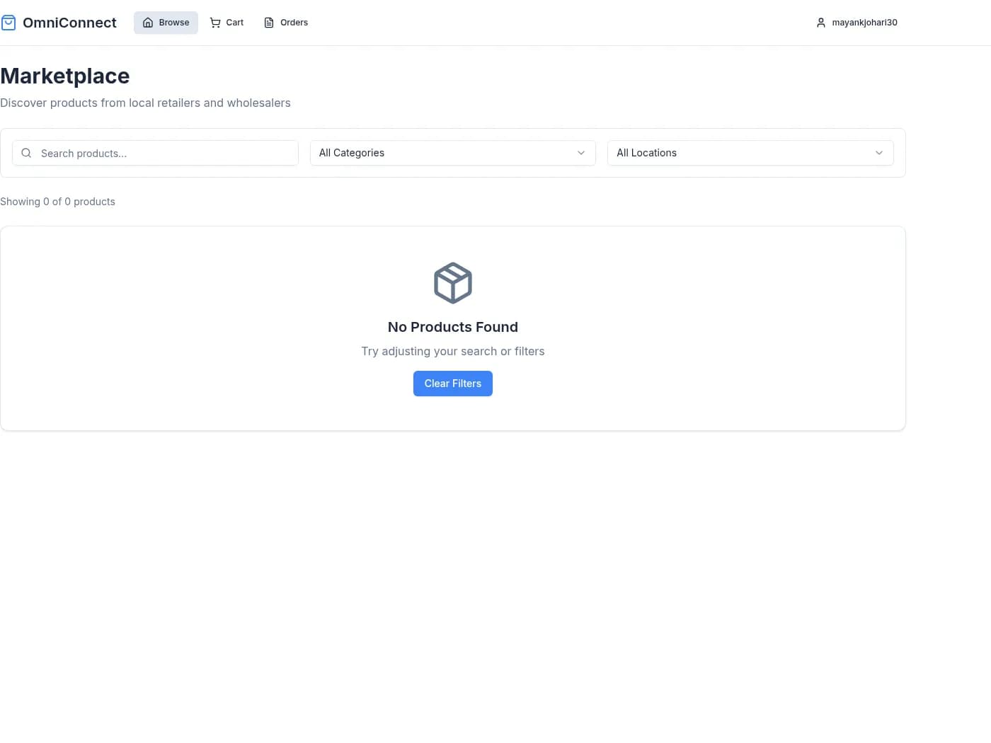 OmniConnect Market: Unified Platform for Customers, Retailers & Wholesalers