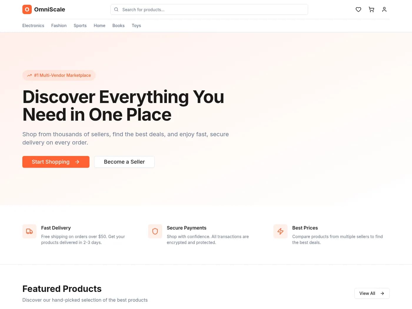 OmniScale E-commerce Marketplace Platform