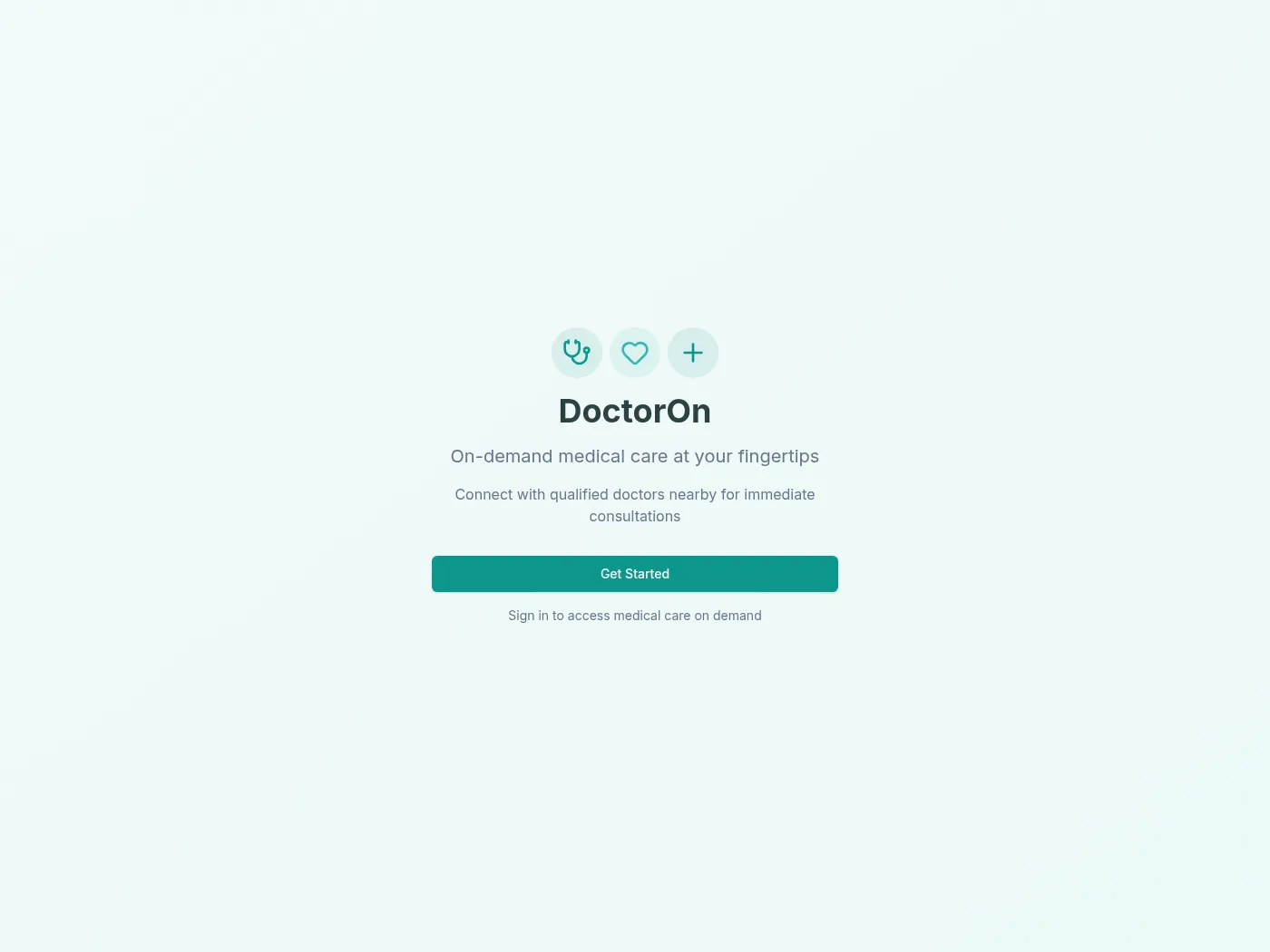 On-Demand Doctor Appointment App