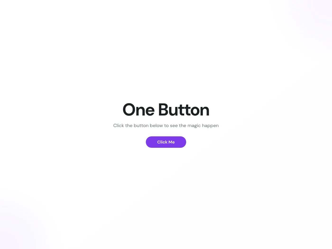 One Button Page