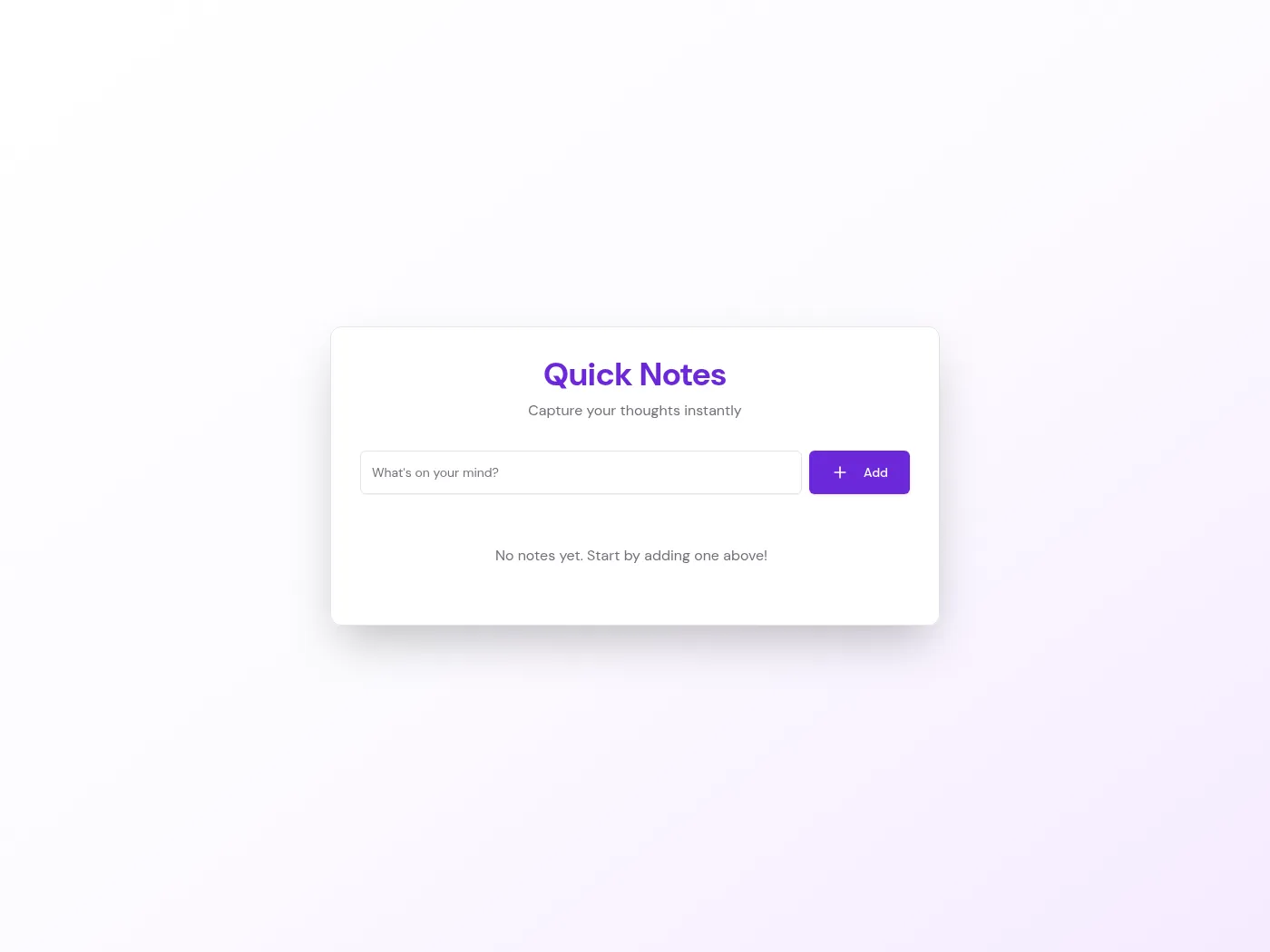 One-Minute App Builder