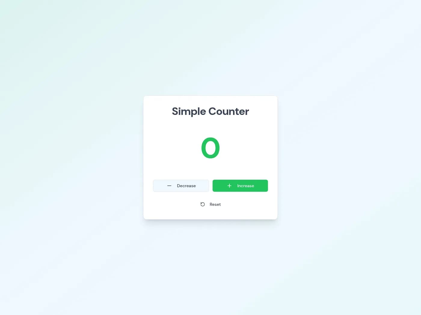 One-Minute Simple App