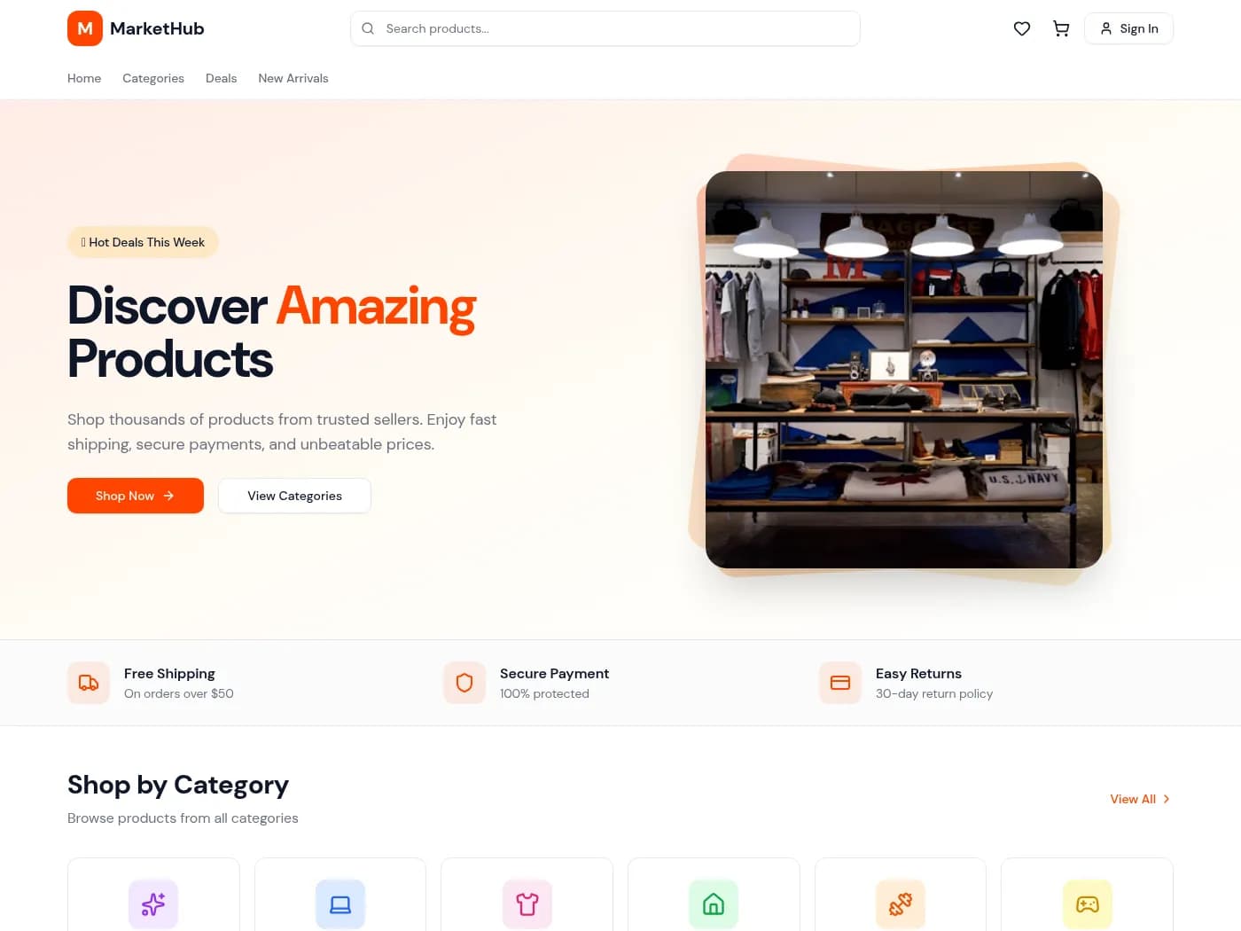 Online Marketplace Platform