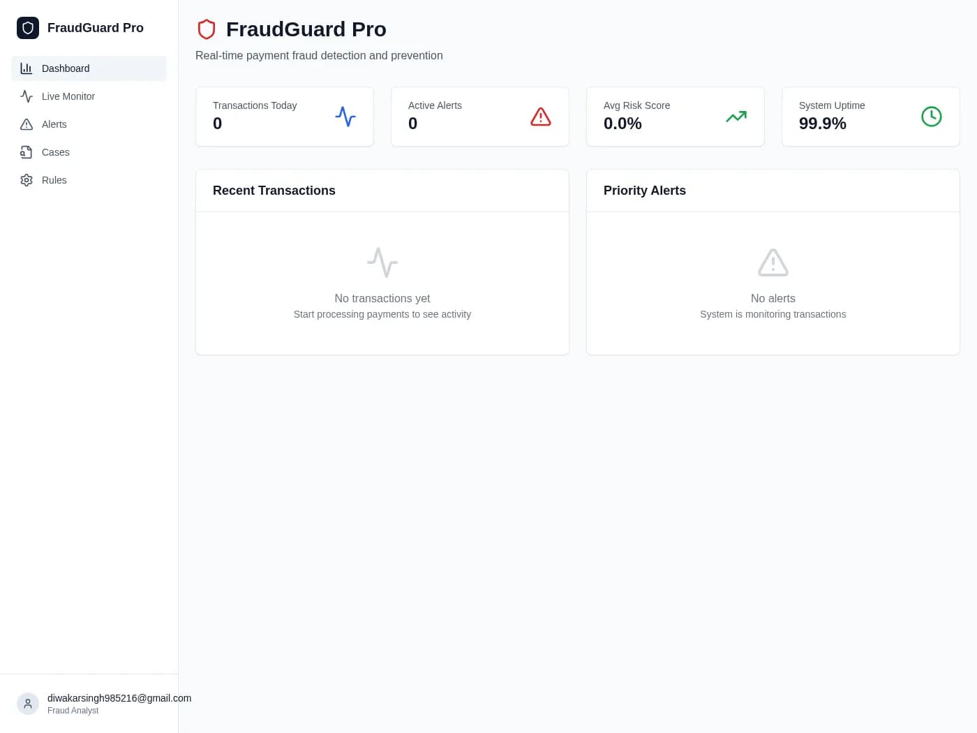 Online Payment Fraud Detection Platform for Real-Time Transaction Security
