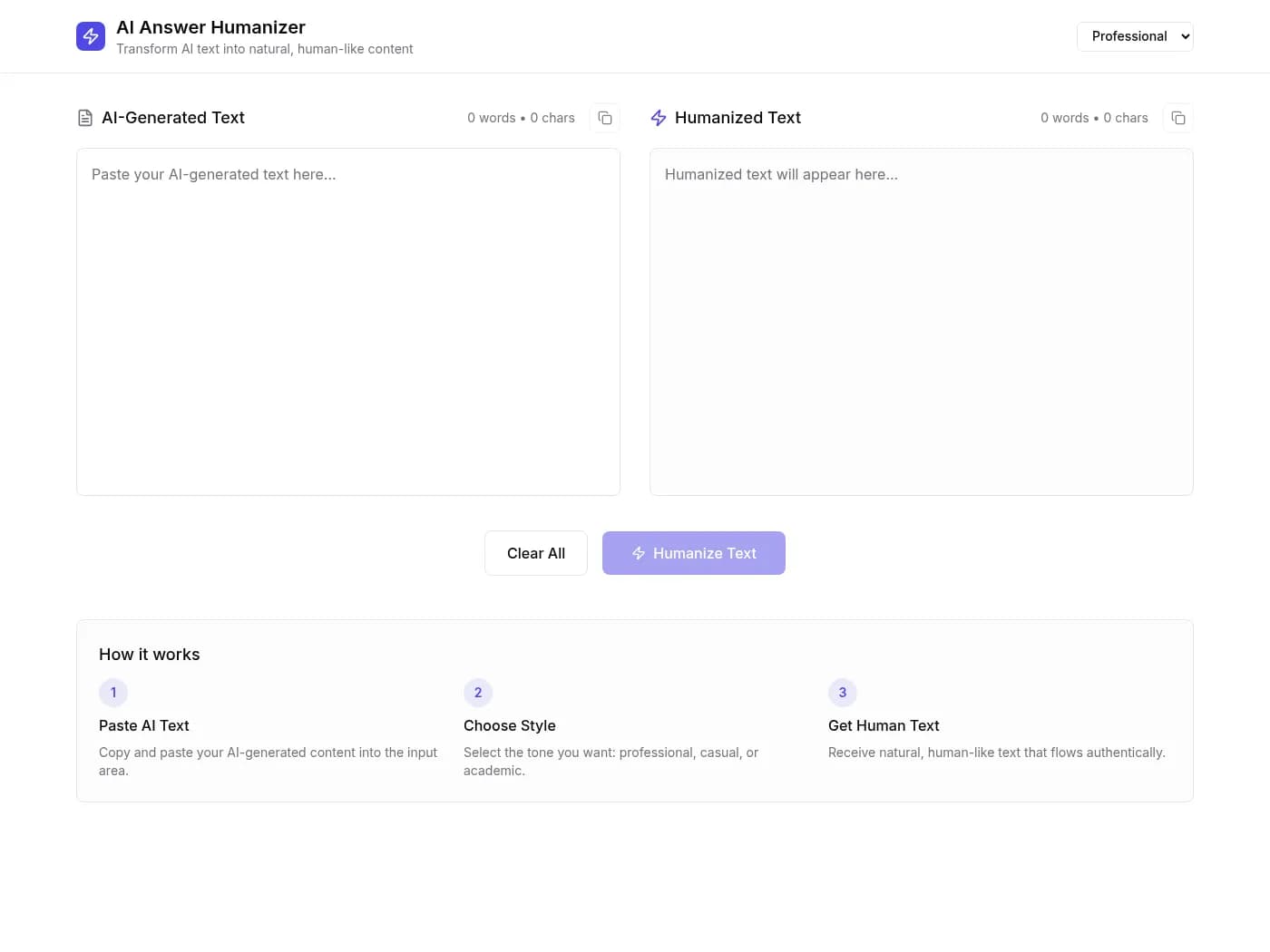 OpenAI Answer Humanizer