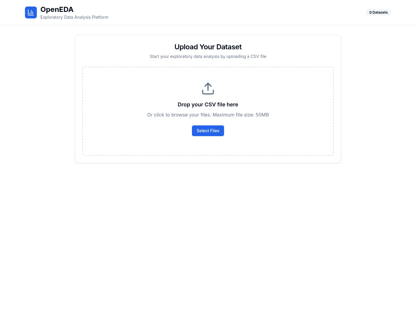 OpenEDA: Exploratory Data Analysis for Public Datasets