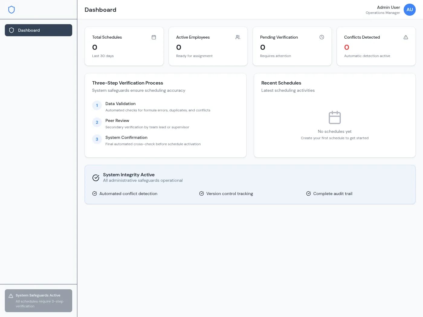 OpsGuard: Automated Workforce Scheduling & Reporting Integrity Toolkit