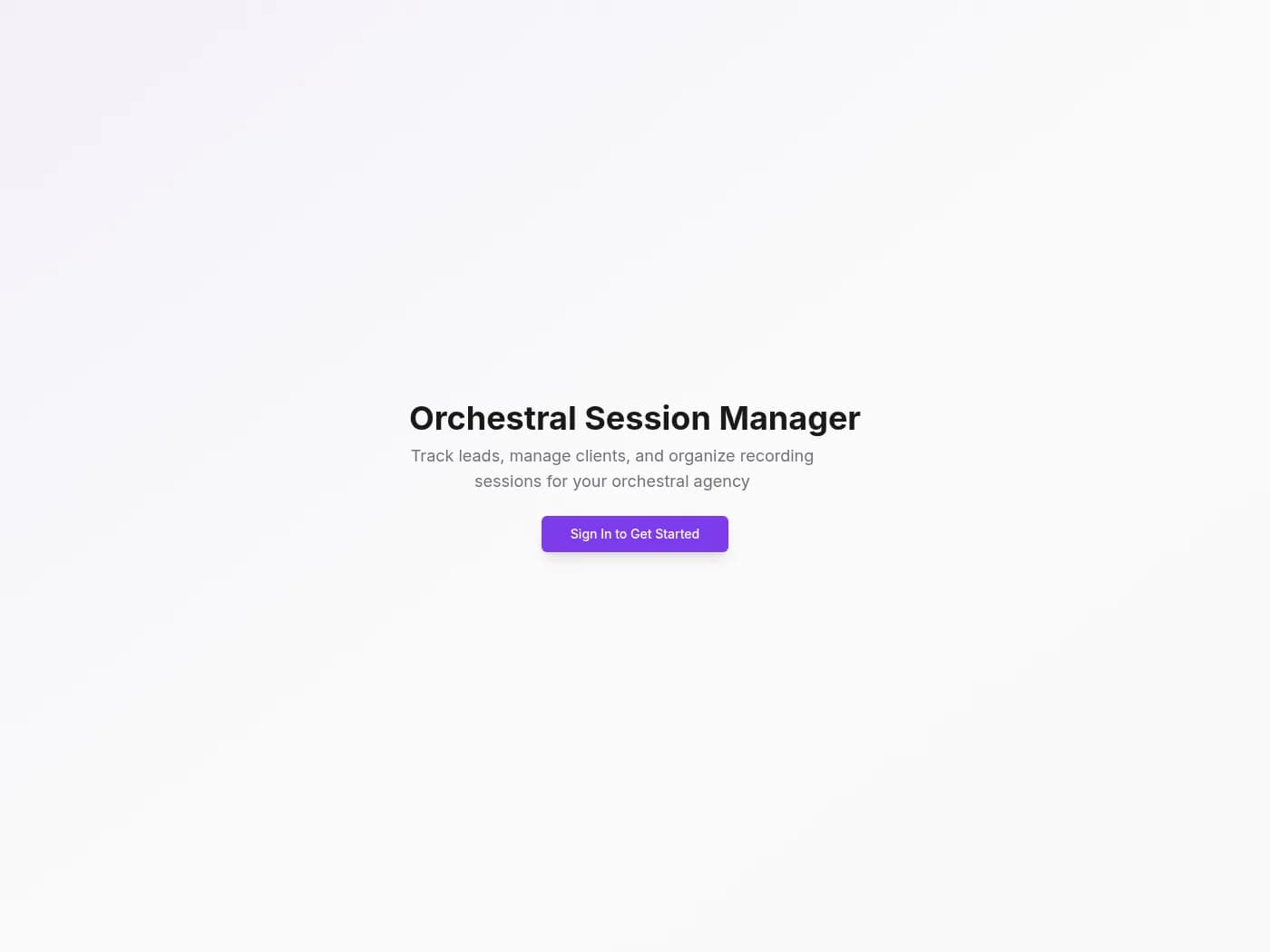 Orchestral Session Lead & Client Manager