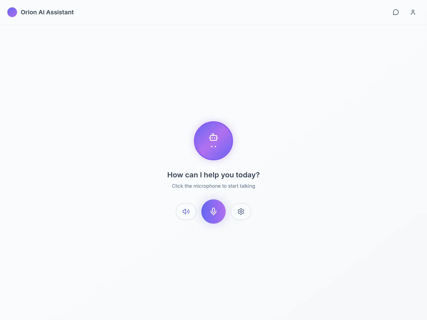 Orion – AI-Powered Secure Voice Assistant Platform