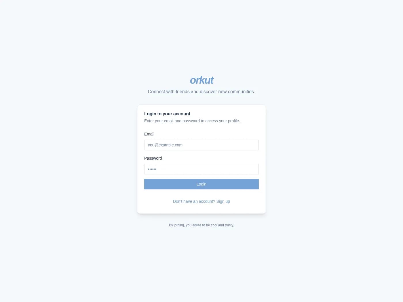Orkut.com Clone - Social Network Revival