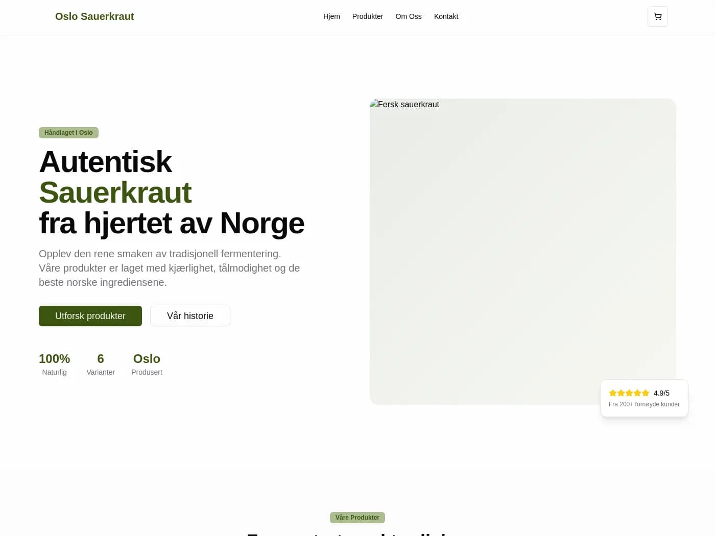 Oslo Sauerkraut - Artisan Fermented Foods