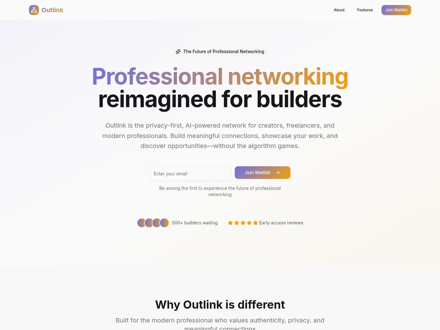 Outlink: The Next Generation Professional Network for AI Builders & Modern Pros