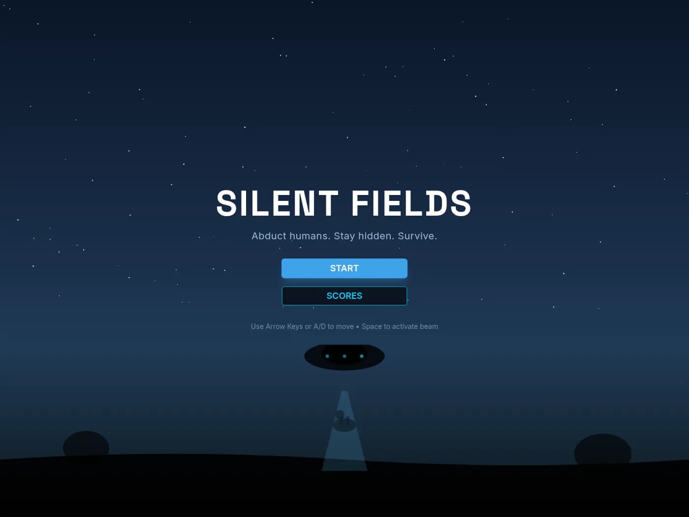 Silent Fields: Juego de Abducción Sigilosa de OVNIs