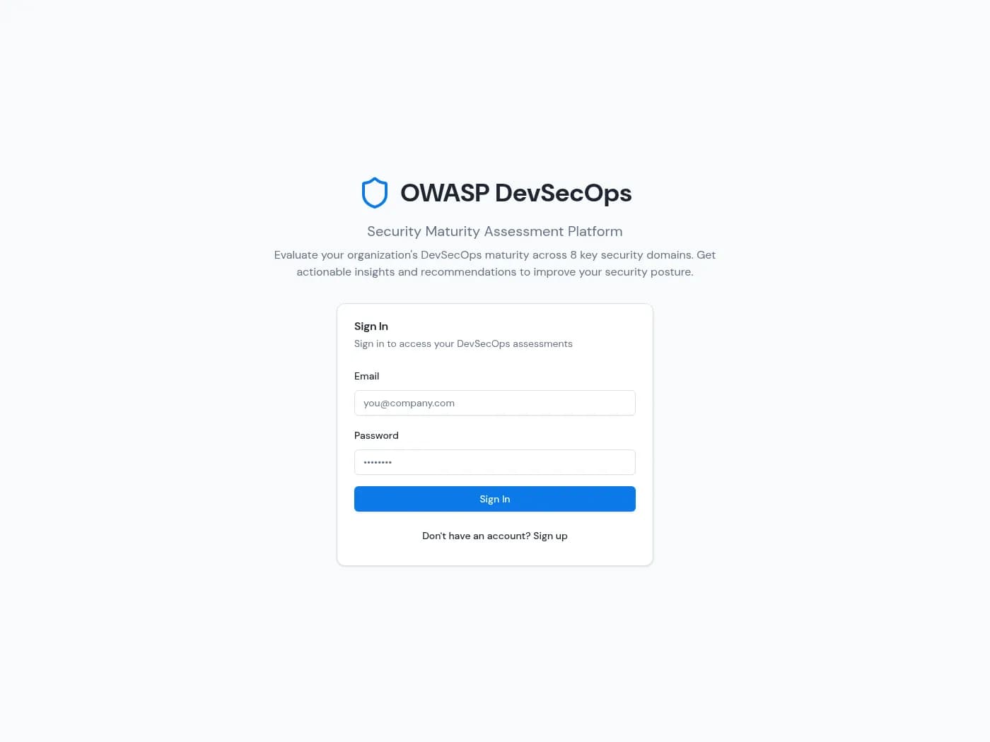 OWASP DevSecOps Assessment Platform