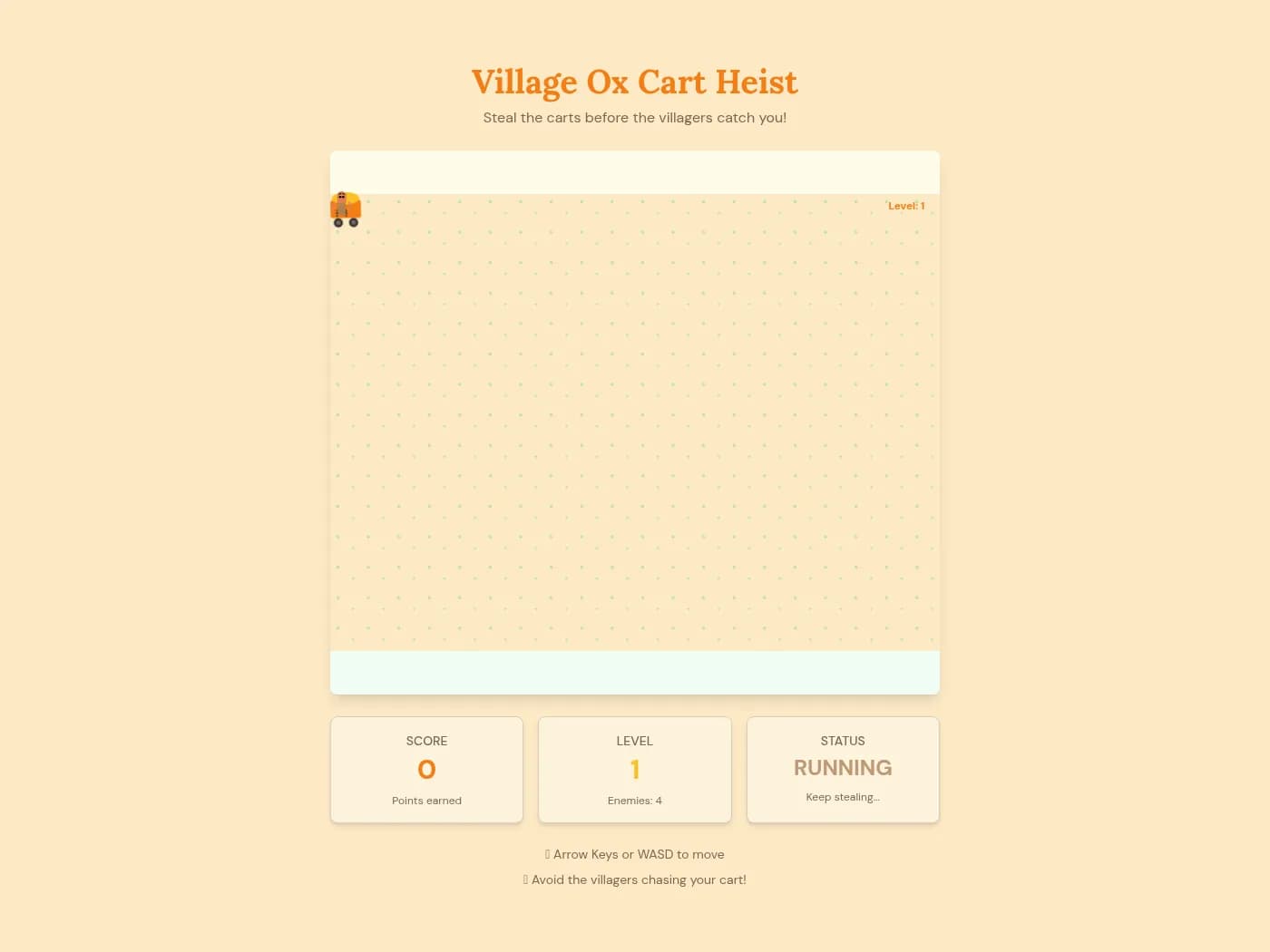 Village Ox Cart Heist
