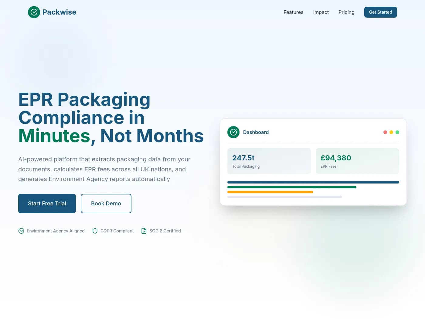 Packwise: AI-Powered EPR Packaging Compliance SaaS for UK Businesses