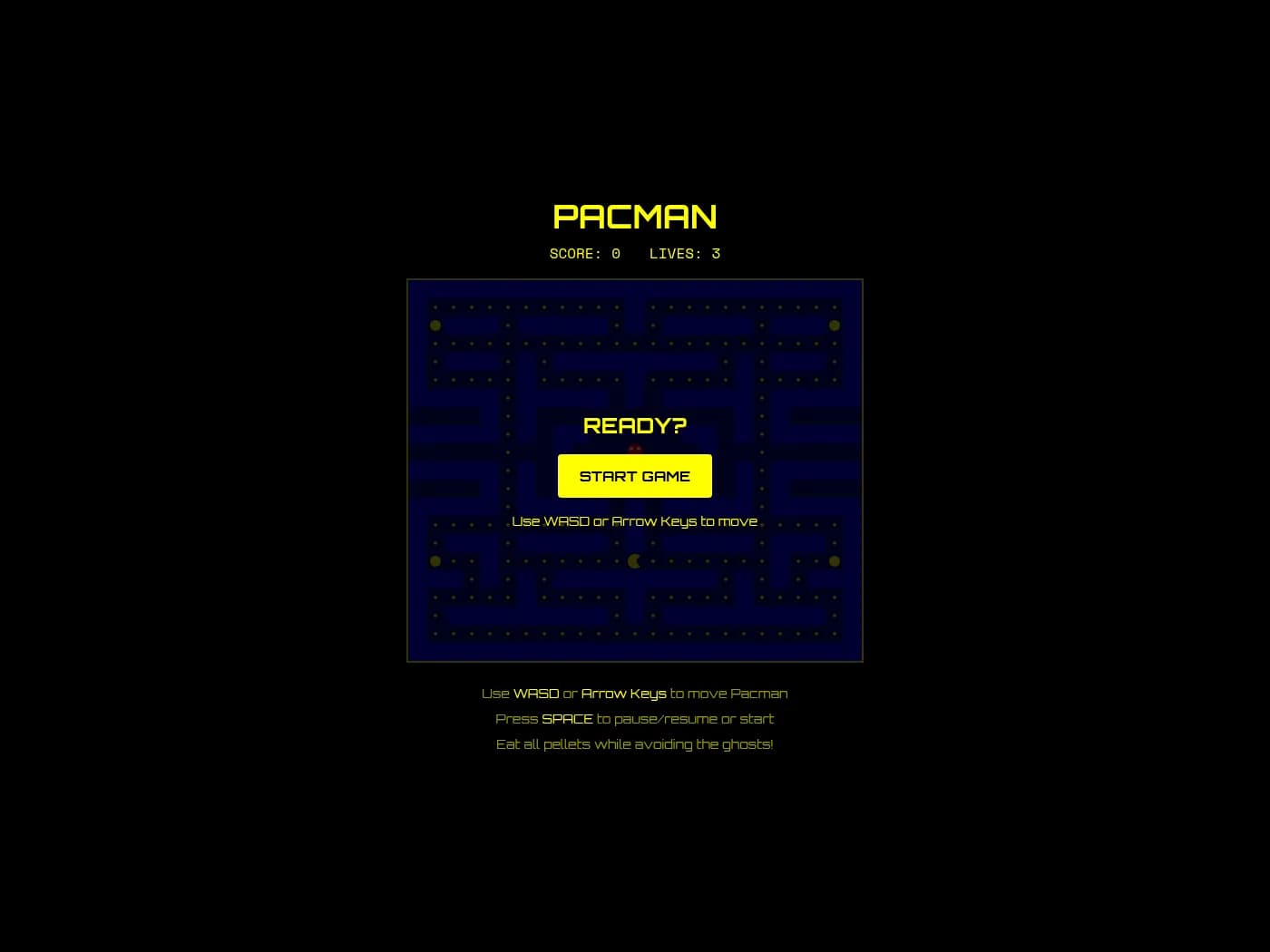 Pacman Arcade Game